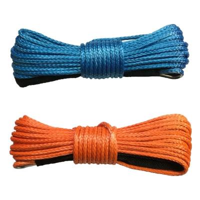 China UHMWPE Pulling Winch Rope Leash with High Tensile Strength and Required Capacity for sale