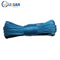 China 12-Strand Synthetic UHMWPE HMPE Rope for Winch Marine Towing and Slings Double Braided for sale