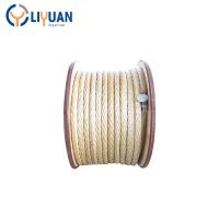 China 12-Strand Synthetic UHMWPE HMPE Rope for Winch Marine Towing and Slings Double Braided for sale