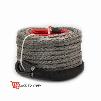 China YILIYUAN 2021winch 12v 13500lbs 10mm 12 mm 18mm UHMWPE Polymer Winch Rope Customized for sale