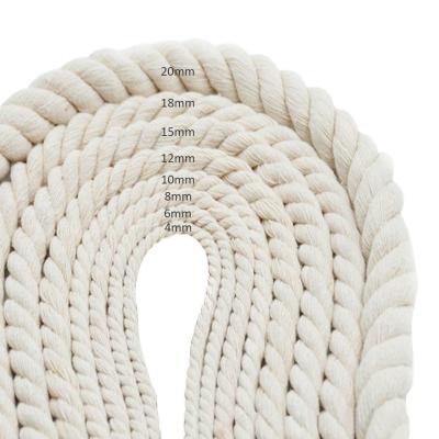 China Twist Rope for Macrame Crafts Natural Fiber Cotton Cord from Manufacturers for sale