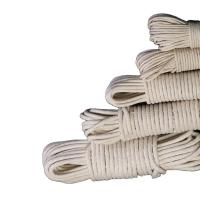 China Certificate CCS.ABS.LRS.BV.GL.DNV.NK 4mm Cotton Macrame Yarn Twisted Single Strand Rope for sale