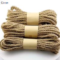 China sisal rope Twisted Packaging Rope Length 0-1000m for different packaging needs for sale