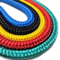 China Polyester Nylon Twist Braided Rope with Strong Pulling Force and 220m/roll Length for sale