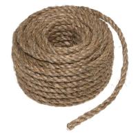 China 6mm 8mm 40mm Natural Twist Sisal Jute Rope for Outdoor Packaging and Applications for sale