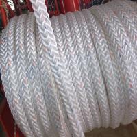 China OEM High Tenacity 60mm Polyester Rope Braided Rope For Mooring for sale