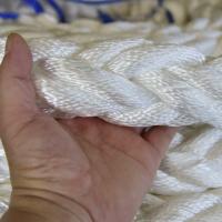 China OEM High Tenacity 60mm Polyester Rope Braided Rope For Mooring for sale