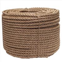China 10mm Macrame Jute Rope with Antiseptic Twist Natrual or Whiten Specifications 4-60mm for sale