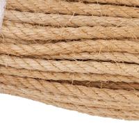 China 6mm Jute Sisal Rope for Shipping Length 0-1000m Versatile Packaging Material for sale