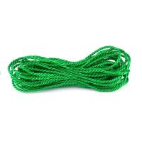 China Construction Engineering 5mm Green PE Rope Made of PP Material with High Tenacity for sale