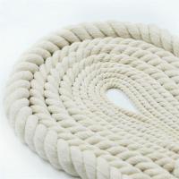 China Twisted Macrame Cord 3mm 4mm 5mm Natural Cotton Rope with Soft Natural Advantage for sale