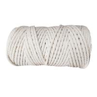 China Specifications 3 Strand 12mm Recycled Pure Cotton Macrame Rope with Specifications for sale