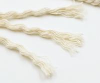 China 200m/220m Length White Cotton Rope for Flogline Signal Halyard Strong and Durable for sale