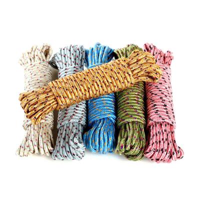 China 6mm 8mm 10mm Braided Polyester Nylon Rope Twist Design and Durable Material for sale
