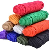 China 6mm 8mm 10mm Braided Polyester Nylon Rope Twist Design and Durable Material for sale