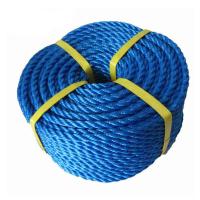 China Customized Industrial PP String Nylon 8mm 3 Strand Laid Rope Twisted Packaging Rope for sale