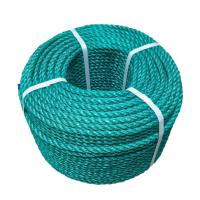 China Customized Industrial PP String Nylon 8mm 3 Strand Laid Rope Twisted Packaging Rope for sale