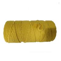 China Sustainable 4-36mm Natural Twisted Jute String Macrame Organic Cotton Rope for Crafts for sale