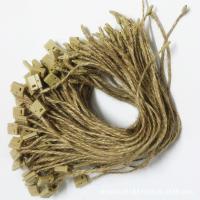 China 3 Strand Natural Twisted Paper Handle Jute String Macrame Cord Rope for Products for sale