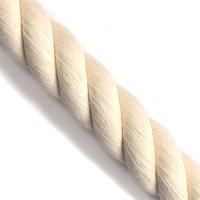 China 3/4 Strand 10mm Ecru Color Twisted Coarse Cotton Rope for Canvas Bag Length 0-220m for sale