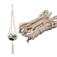 China Cotton Twine String for Package and Gift Rope 4mm-60mm Natrual or Whiten 3/4 Strands for sale