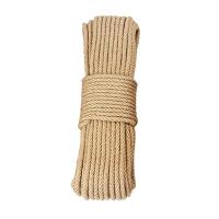 China Specifications 4mm-60mm 3/4 Strands Natural or Whiten Jute Rope Manila Rope Sisal Rope for sale