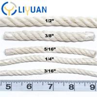 China Twist Braided 100% Natural Cotton Rope Macrame 3mm Specifications 2mm-60mm for sale