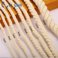 China Twist Braided 100% Natural Cotton Rope Macrame 3mm Specifications 2mm-60mm for sale