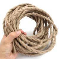 China 3mm FIBER 3 Strand Twisted Rope Manila Jute Sisal Rope for Bitter Cold Prevention for sale