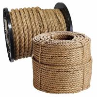 China 3mm FIBER 3 Strand Twisted Rope Manila Jute Sisal Rope for Bitter Cold Prevention for sale