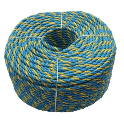 China 12 Twisted Strands PP Marine Rope Ideal for Mooring and Other Marine Applications for sale