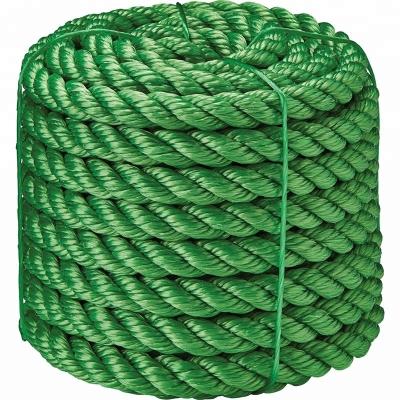 China 3 Strand Diameter 10mm Green PE Rope Tough and Long-Lasting for Your Business Needs for sale