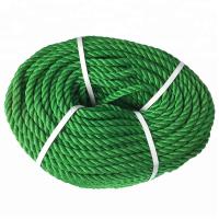 China 3 Strand Diameter 10mm Green PE Rope Tough and Long-Lasting for Your Business Needs for sale