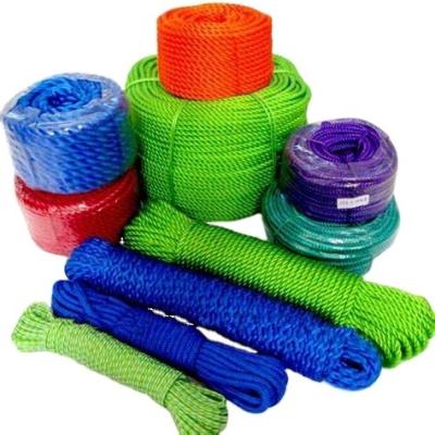 China Customized 4mm-60mm Colored PP Packing Rope with Length 200/220meter for sale