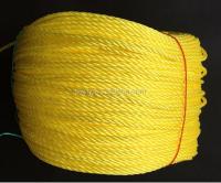 China Yellow Polypropylene Rope Packaging Twisted Rope for Heavy-Duty Mooring Solutions for sale
