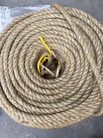 China Dia.6mm-60mm Twisted Jute Rope The Ultimate Solution for Packing Mooring and More for sale