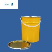 China 5 Liter Metal Paint Pail 0.28mm-0.35mm Tinplate Container with UN Approval and Rieke Flexspout for sale