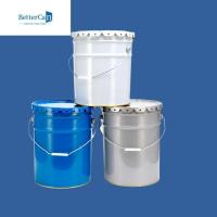 China ISO9001 Metal Paint Bucket 3.5 Gallon Steel Pail with Anti-Rust Coating and Flower Lid for Oil Packaging for sale
