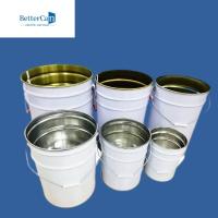 China 20L Metal Bucket with Locking Lid - 5 Gallon Capacity, 0.30-0.43mm Thickness for Secure Liquid Storage for sale