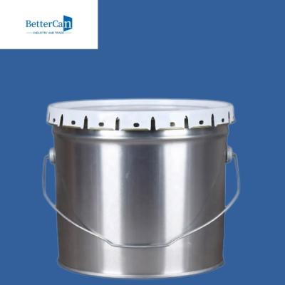 China Conical Metal Paint Bucket 5L to 25L Capacity with Rust-Resistant Coating and Custom Branding Options for sale