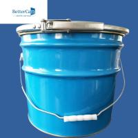 China 5 Gallon Stainless Steel Paint Pail with Lug Lid - 360mm Height, 0.32-0.43mm Thickness Metal Bucket for sale