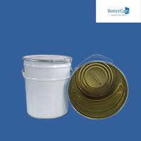 China ISO9001 5 Gallon Metal Bucket 20 Liter White Painted Tin Pail with 0.32-0.43mm Thickness for sale