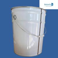 China 10L Round Paint Bucket 0.28mm Empty Metal Can with Lug Flower Lid for Industrial Storage for sale
