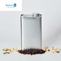 China 450Gram 16Oz Metal Coffee Bean Tin Container with One-Way Valve - 95×70×85mm Size, 125 Pieces per Carton for sale