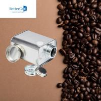 China Food Grade 500 Gram Square Tin Can with Vent Hole for Coffee Beans - 95x70x85mm to 116x60x100mm Sizes for sale