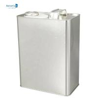 China ISO9001 Certified 4L Rectangular Engine Oil Metal Can with Custom Printing - 0.23-0.35mm Thickness for sale
