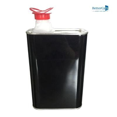 China ISO9001 Custom 1 Liter Empty Square Tin Pails for Engine Oil Packaging - Multiple Size Options Available for sale