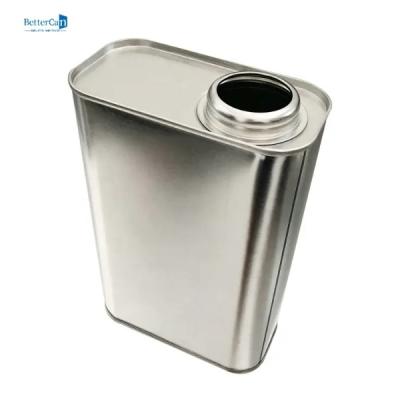 China 500ml Engine Oil Tin Container with Funnel Screw Cap - 84mm Diameter 105mm Height Metal Packaging for sale