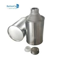 China OEM 250ml Metal Oil Tin Can with Screw Cap - 66mm Diameter 91mm Height for Paint and Chemical Packaging for sale