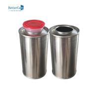 China 250ml Metal Paint Tin Container 76mm Diameter for Chemical Industry Packaging and Sample Storage for sale